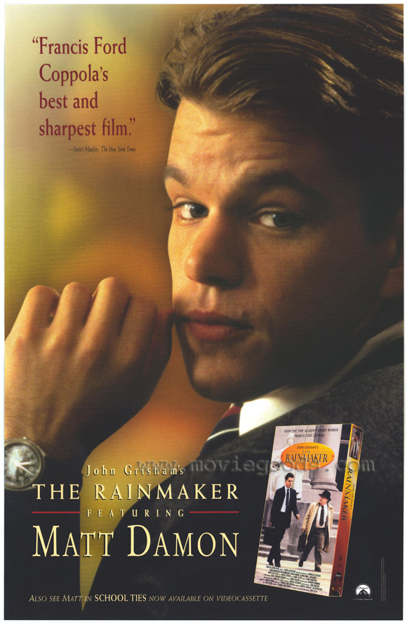 The Rainmaker **** (1997, Matt Damon, Danny DeVito, Claire Danes, Jon ...