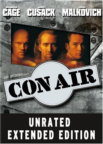 Con Air *** (1997, Nicolas Cage, John Cusack, John Malkovich, Steve ...