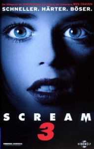 Scream 3 *** (2000, David Arquette, Neve Campbell, Courteney Cox ...