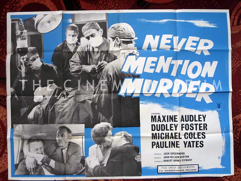 Never Mention Murder **½ (1964, Dudley Foster, Maxine Audley, Peter ...