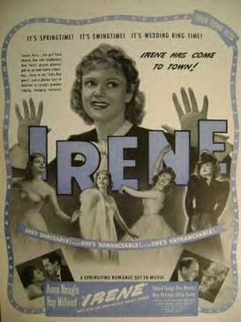 Irene *** (1940, Anna Neagle, Ray Milland, Roland Young, Alan Marshal ...