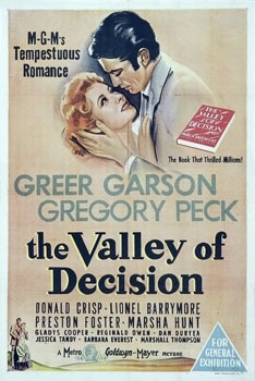 The Valley of Decision ** (1945, Greer Garson, Gregory Peck, Lionel ...